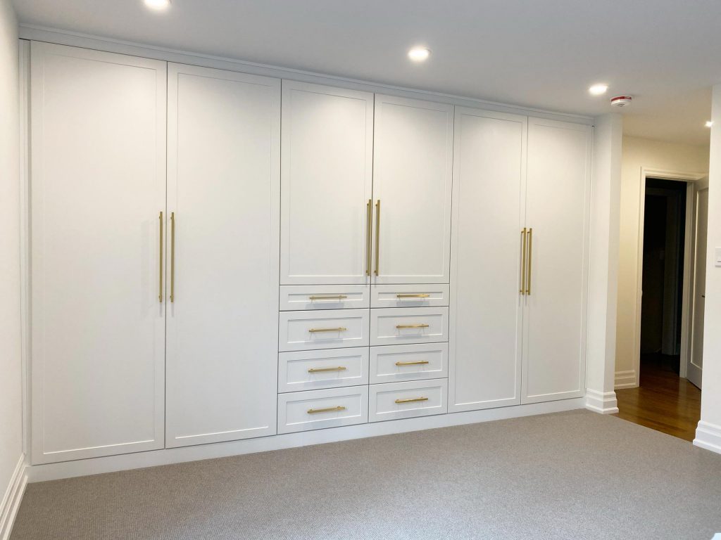 Full Wall Bedroom Storage - Freeman Contracting